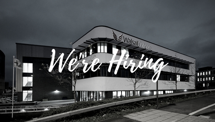 Jobs | Walsall College