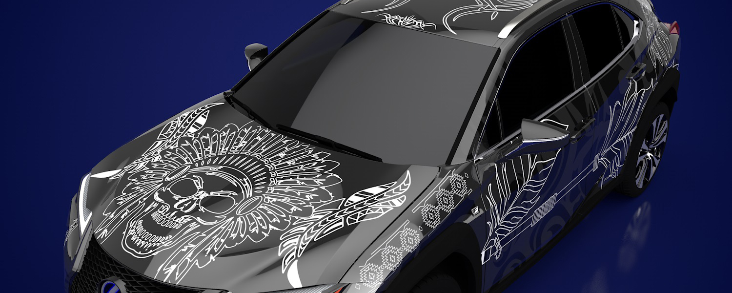 Tribal design by student, Kyra wins the Lexus Design your own Tattooed ...
