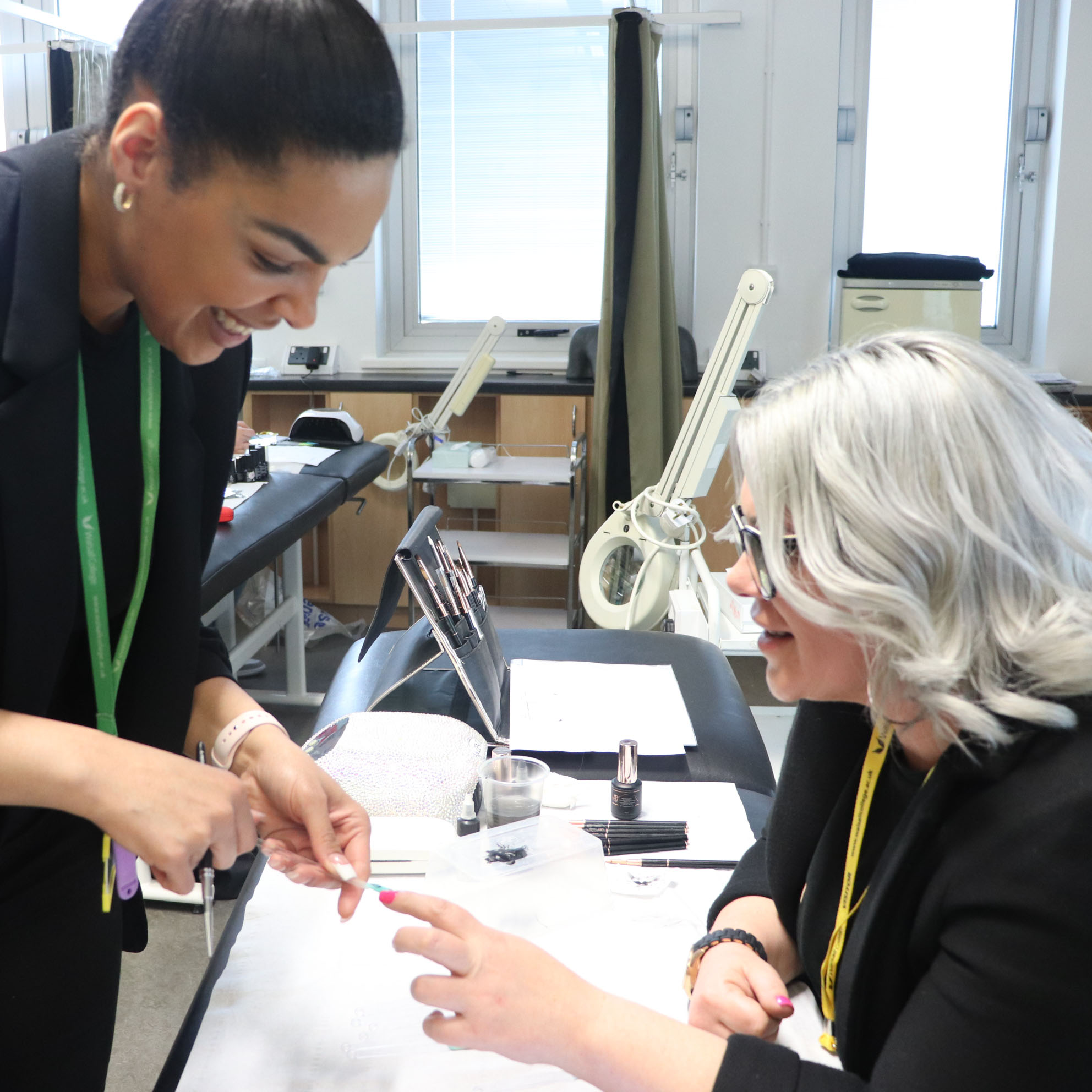 Beauty students shine in nail art masterclass | Walsall College