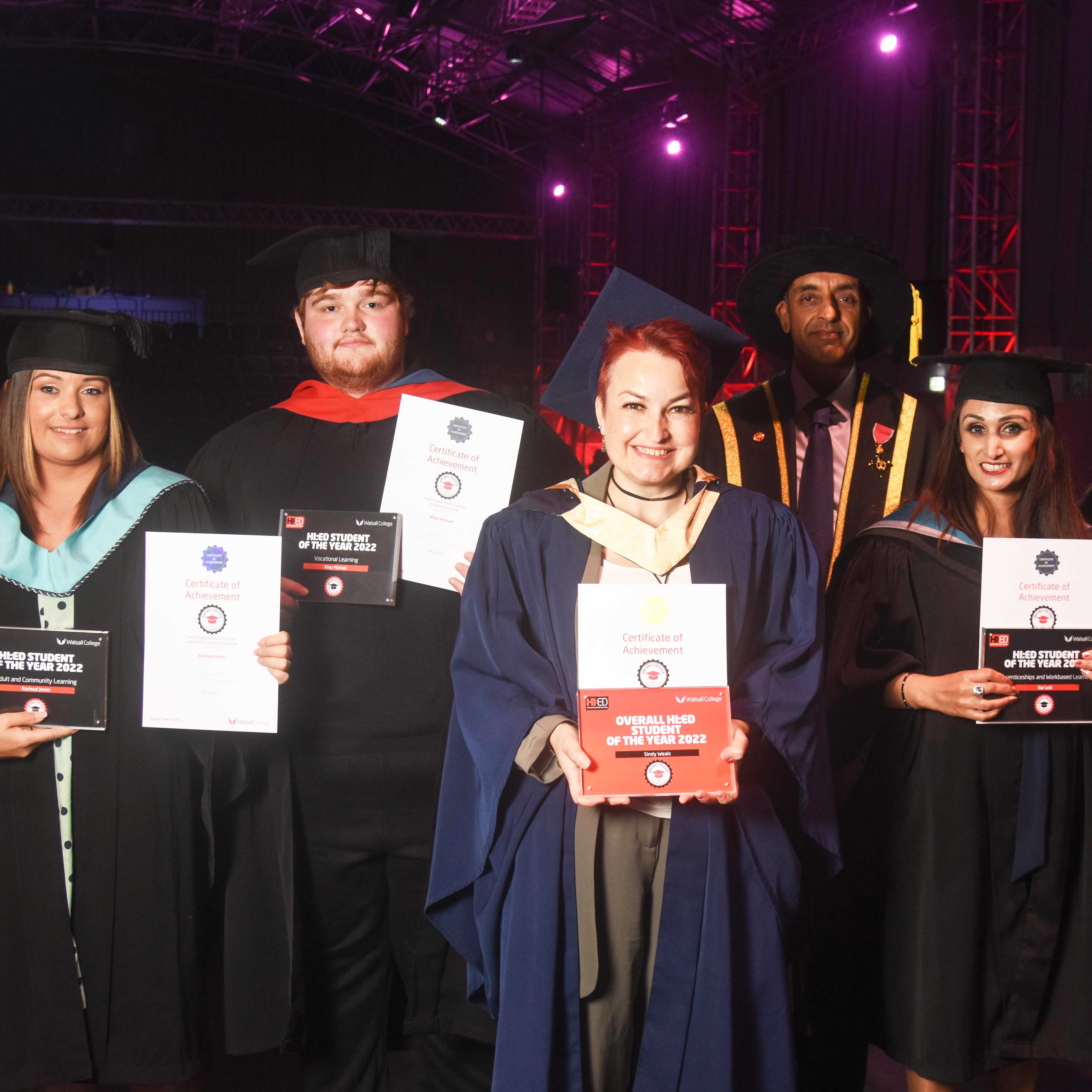 Higher education high fliers enjoy graduation spotlight | Walsall College