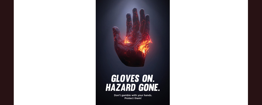 Hand protection artwork becomes powerful prize-winning poster | Walsall ...