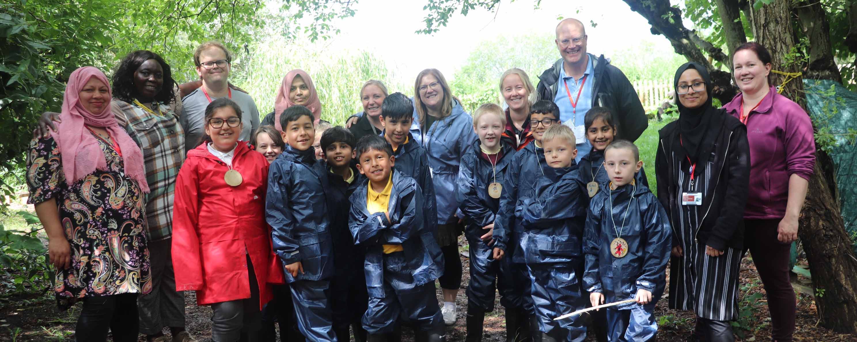 Primary school students experience Forest School fun | Walsall College