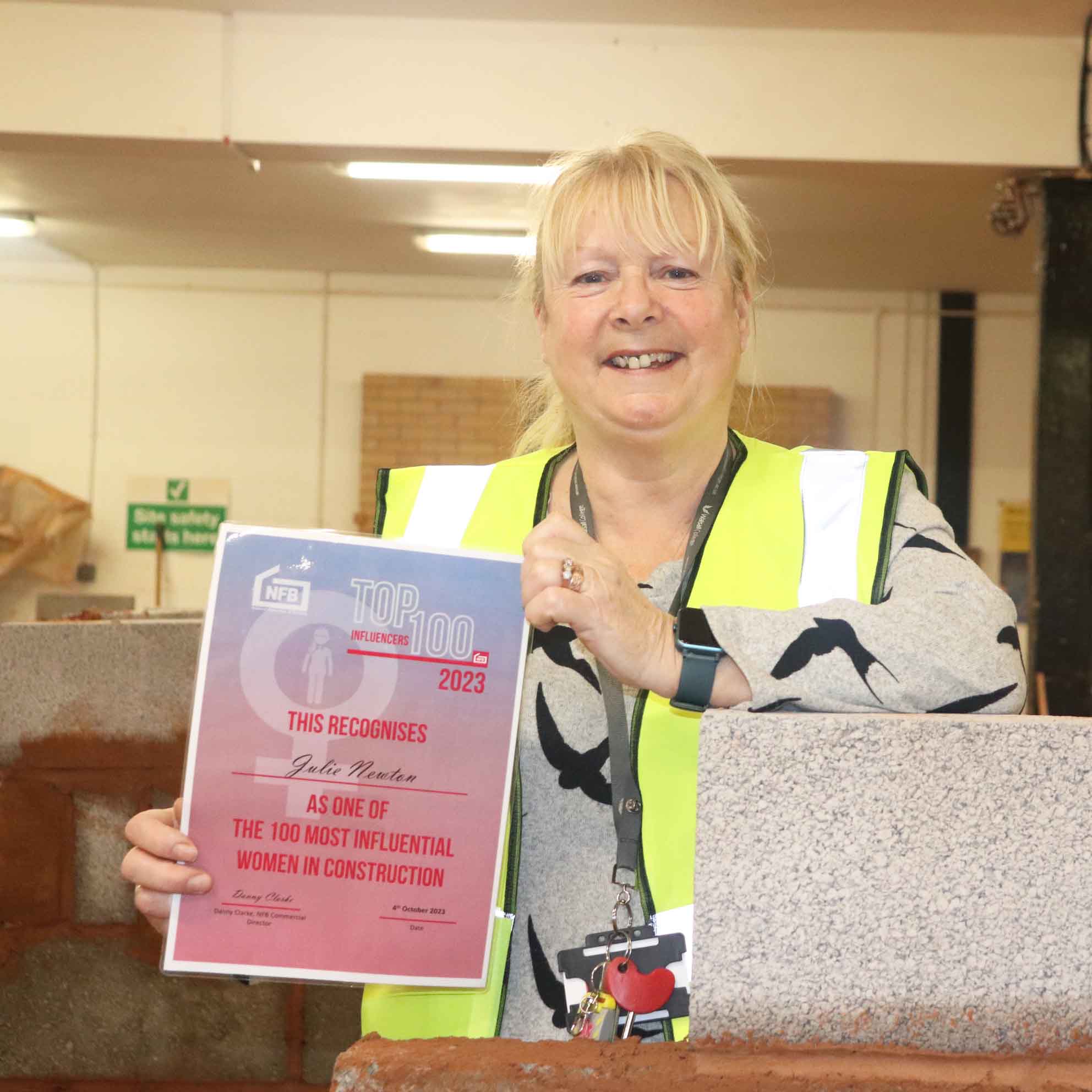 College lecturer, Julie named as construction industry influencer ...